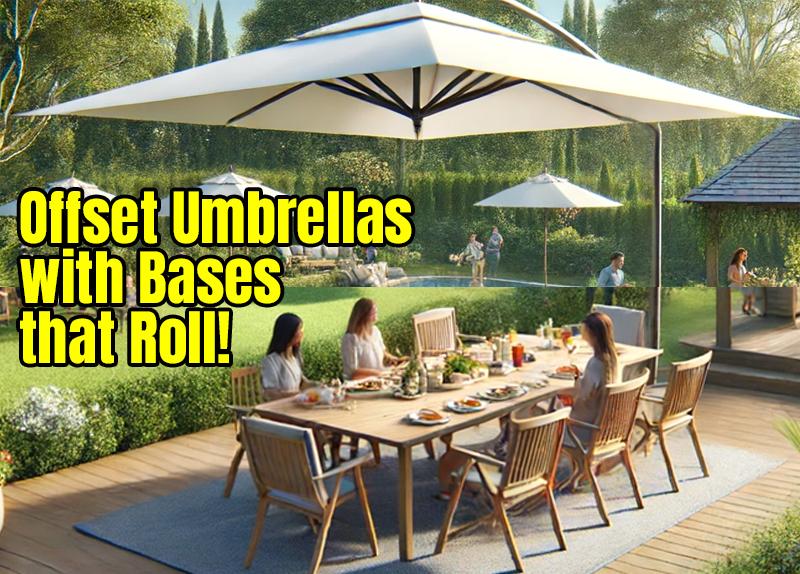 Buying Guide for Offset Patio Umbrellas with Wheels